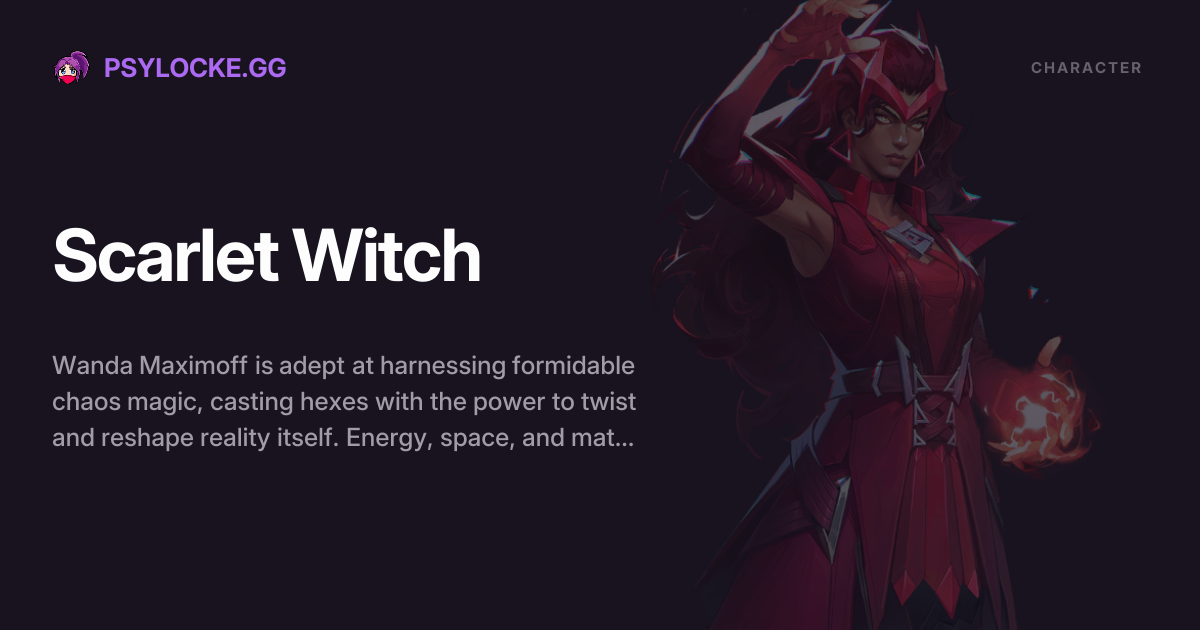Scarlet Witch Proficiency Calculator | PSYLOCKE.GG